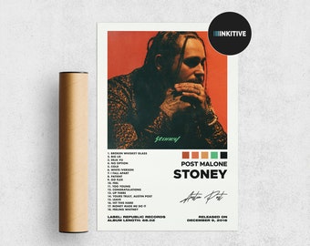 Stoney Album Cover Poster - Etsy