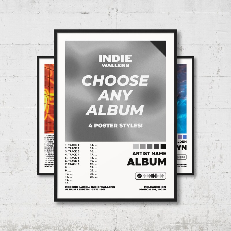 Album Cover Posters - Etsy