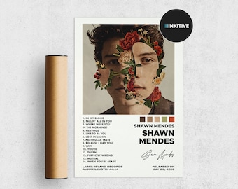 Shawn Mendes Album Cover Poster - Etsy