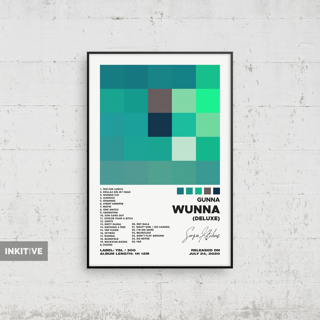 Gunna Poster Wunna Poster Gunna Album Album Wall Art - Etsy