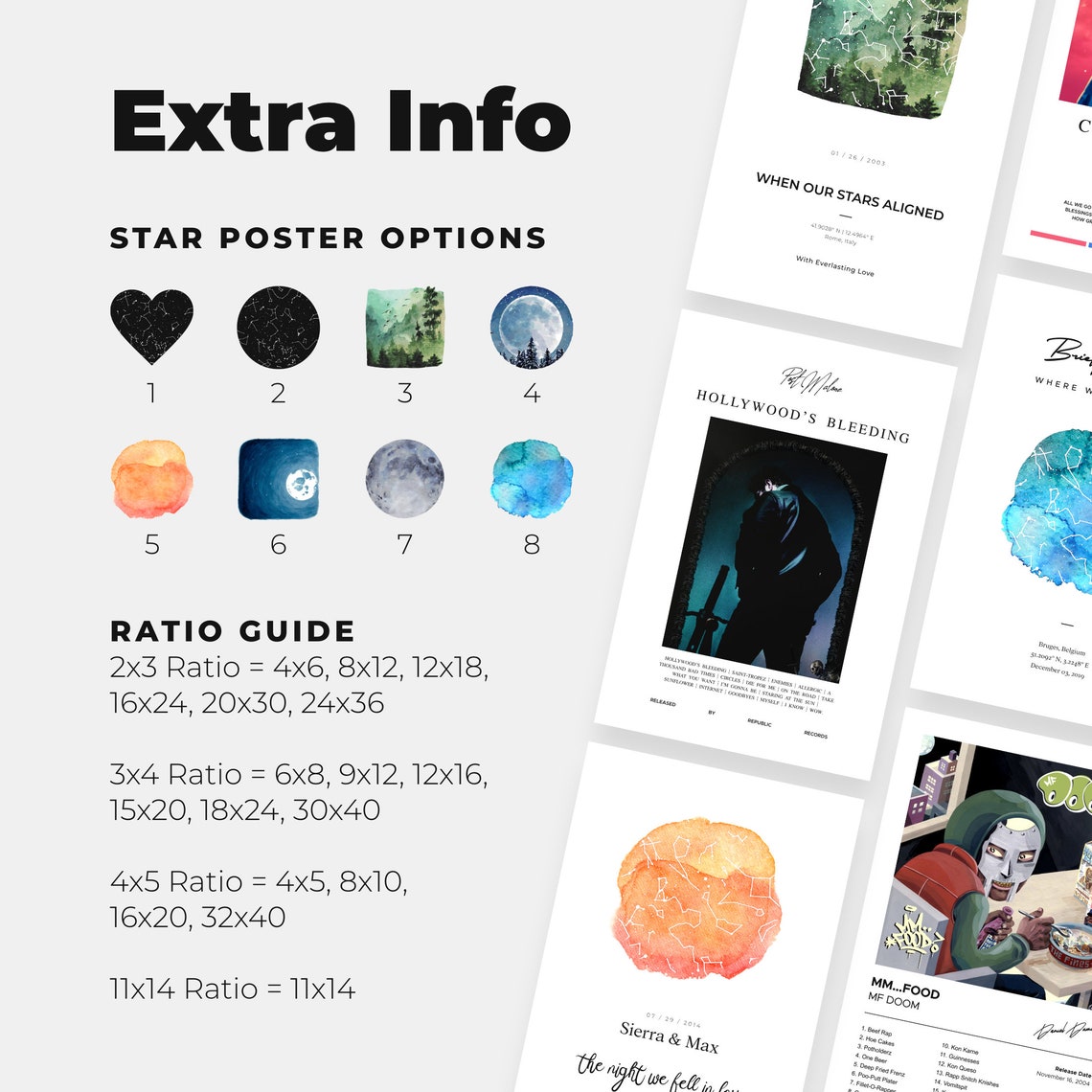 Custom Spotify Song Poster Print Choose Your Song Spotify - Etsy