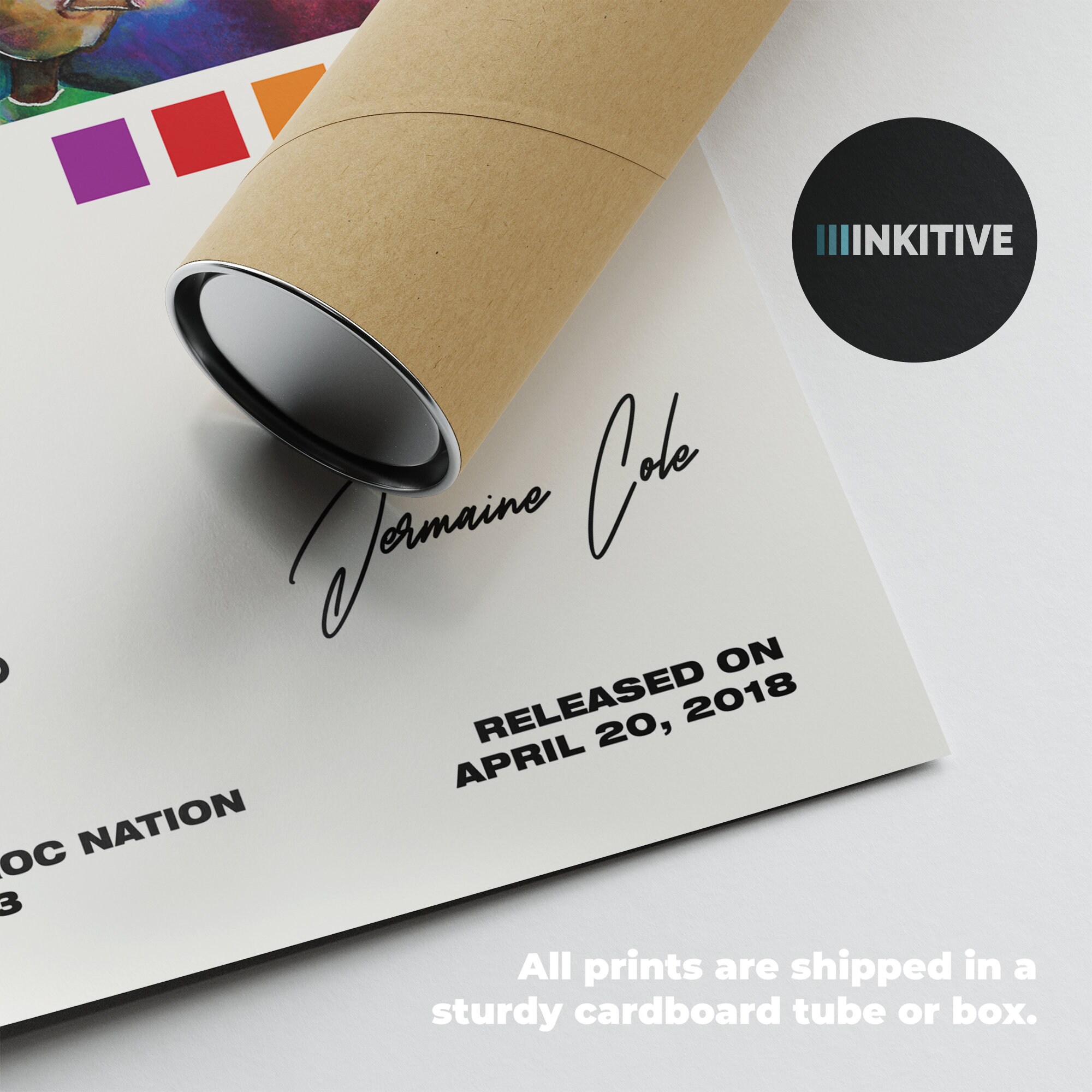 J Cole Poster - KOD Poster | J Cole Album Cover Poster