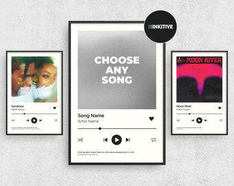 Spotify Music Poster - Etsy