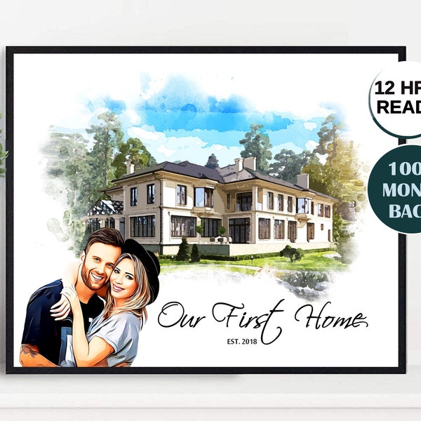 Custom House Drawing - Etsy