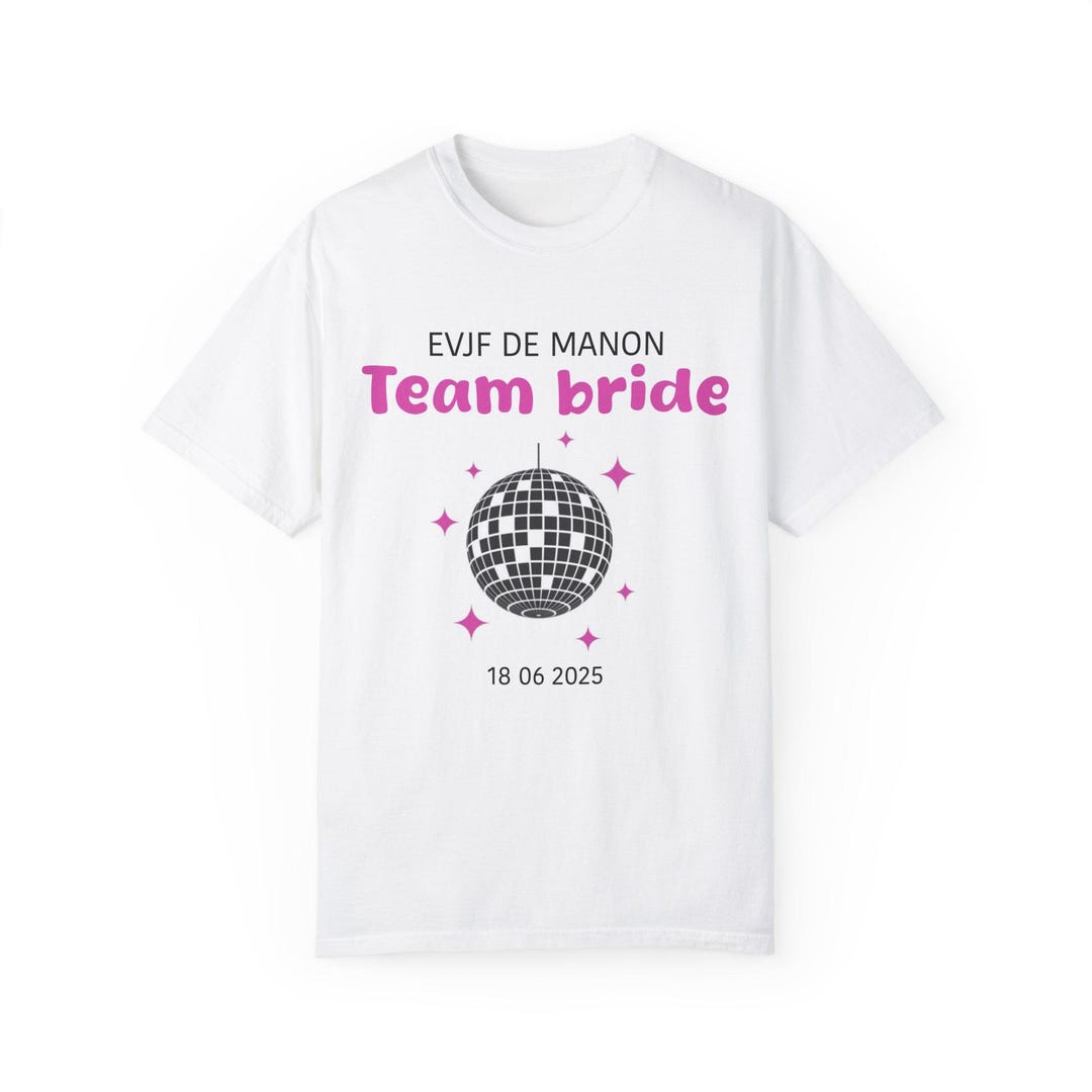 Personalized EVJF T-shirt, Original and Trendy Bachelorette Party, Message of Your Choice to ...