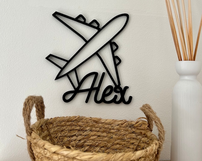Boeing 747 Wooden Model Wooden Airplane Home and Office Decoration ...