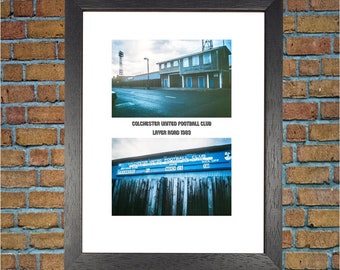 Layer Road Stadium Fine Art Print Colchester United Football - Etsy UK
