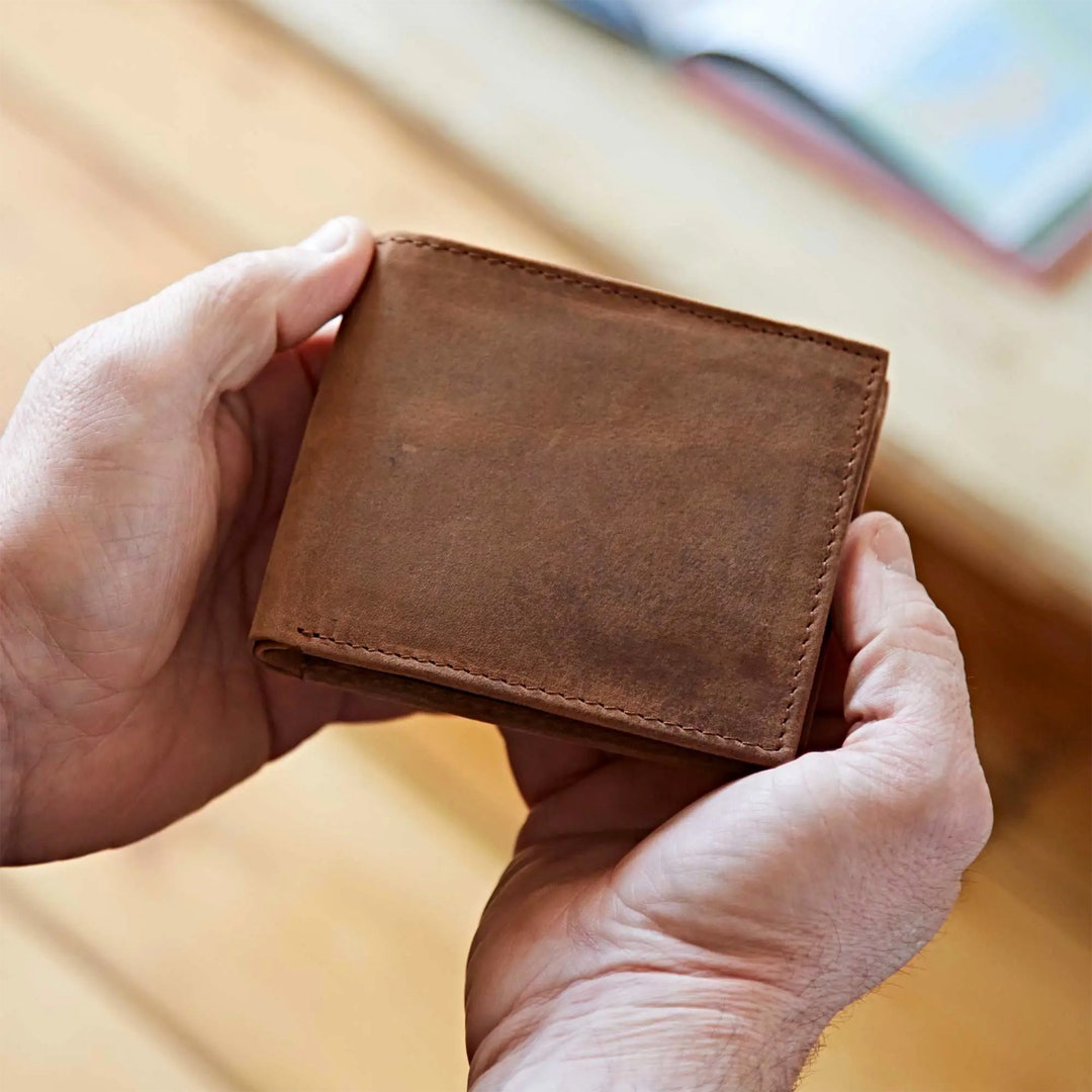 Handmade Buffalo Leather Wallet - Etsy