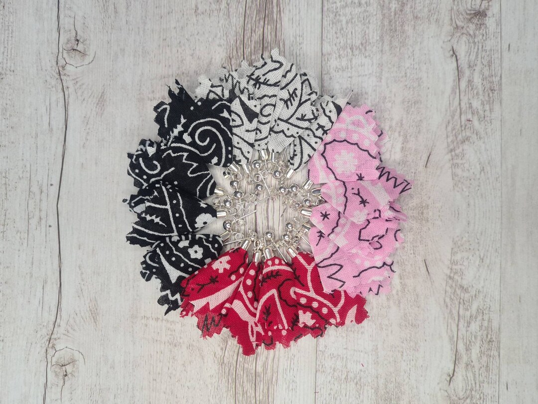 Rodeo Rag Bandana Print Cotton Tassel Dangle Earrings. - Etsy