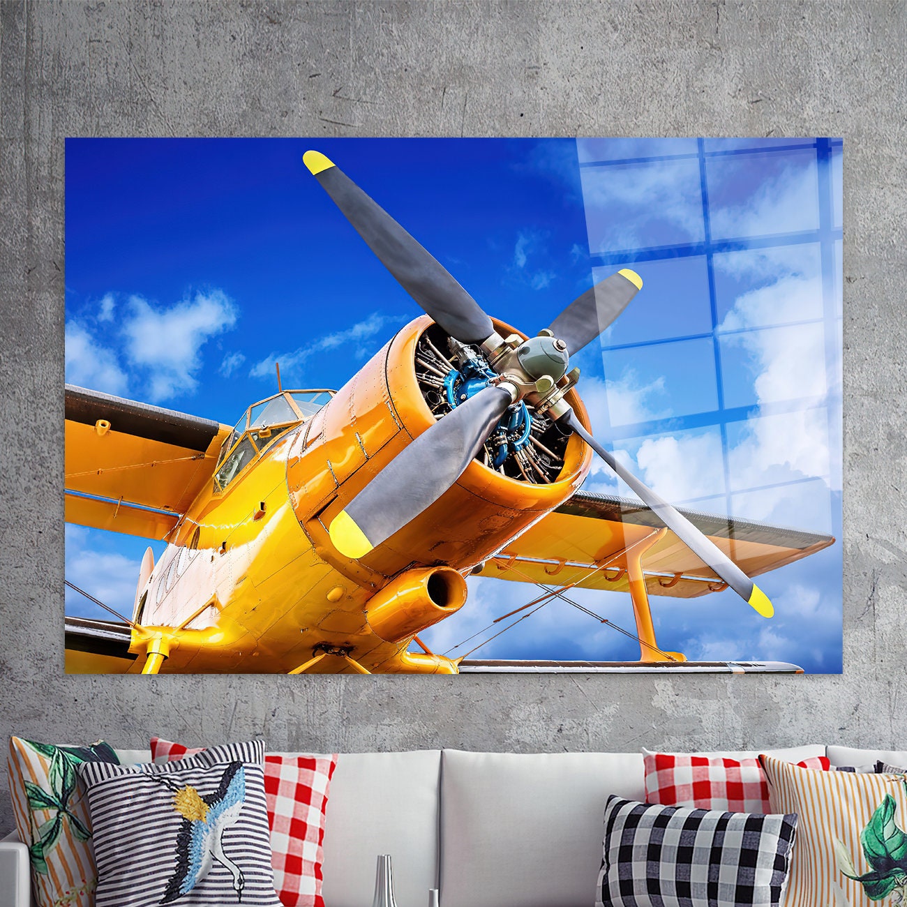 Abstract Airplane Art