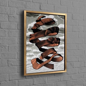 Rind by MC Escher, Maurits Cornelis Escher Canvas Art, Escher Printed ...