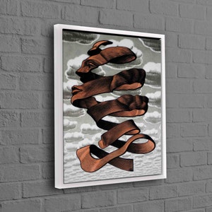 Rind by MC Escher, Maurits Cornelis Escher Canvas Art, Escher Printed ...
