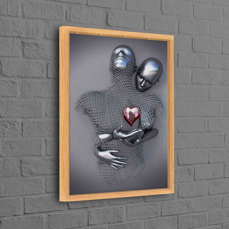 Couples Poster Abstract - Etsy UK