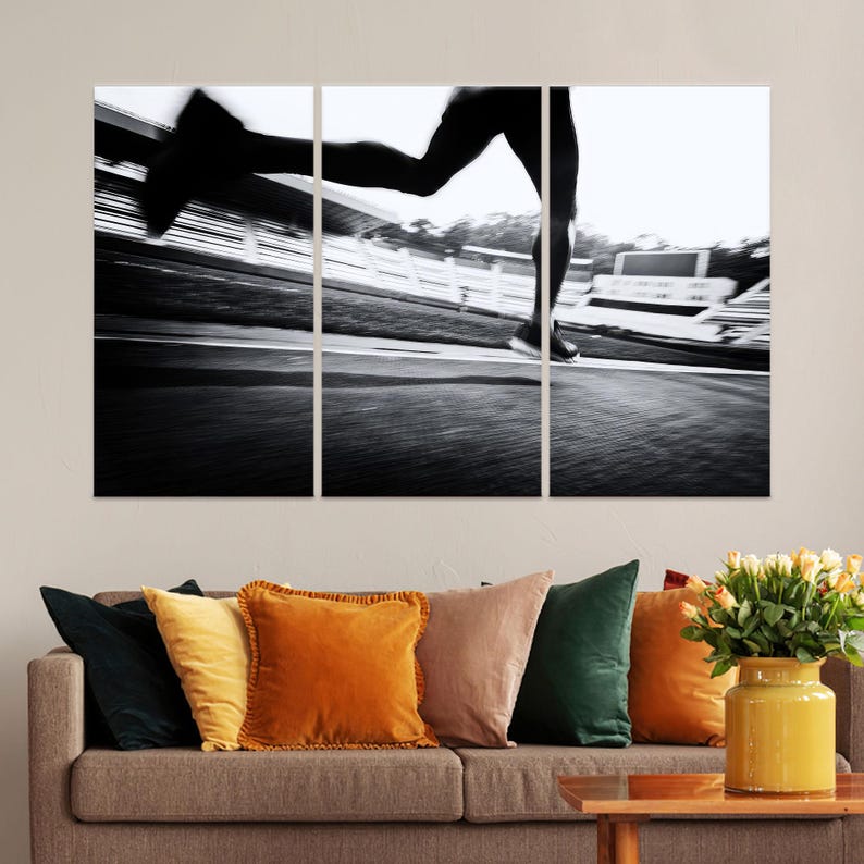 Running Wall Hanging, Personalized Gifts, Sports Wall Hanging, Room ...