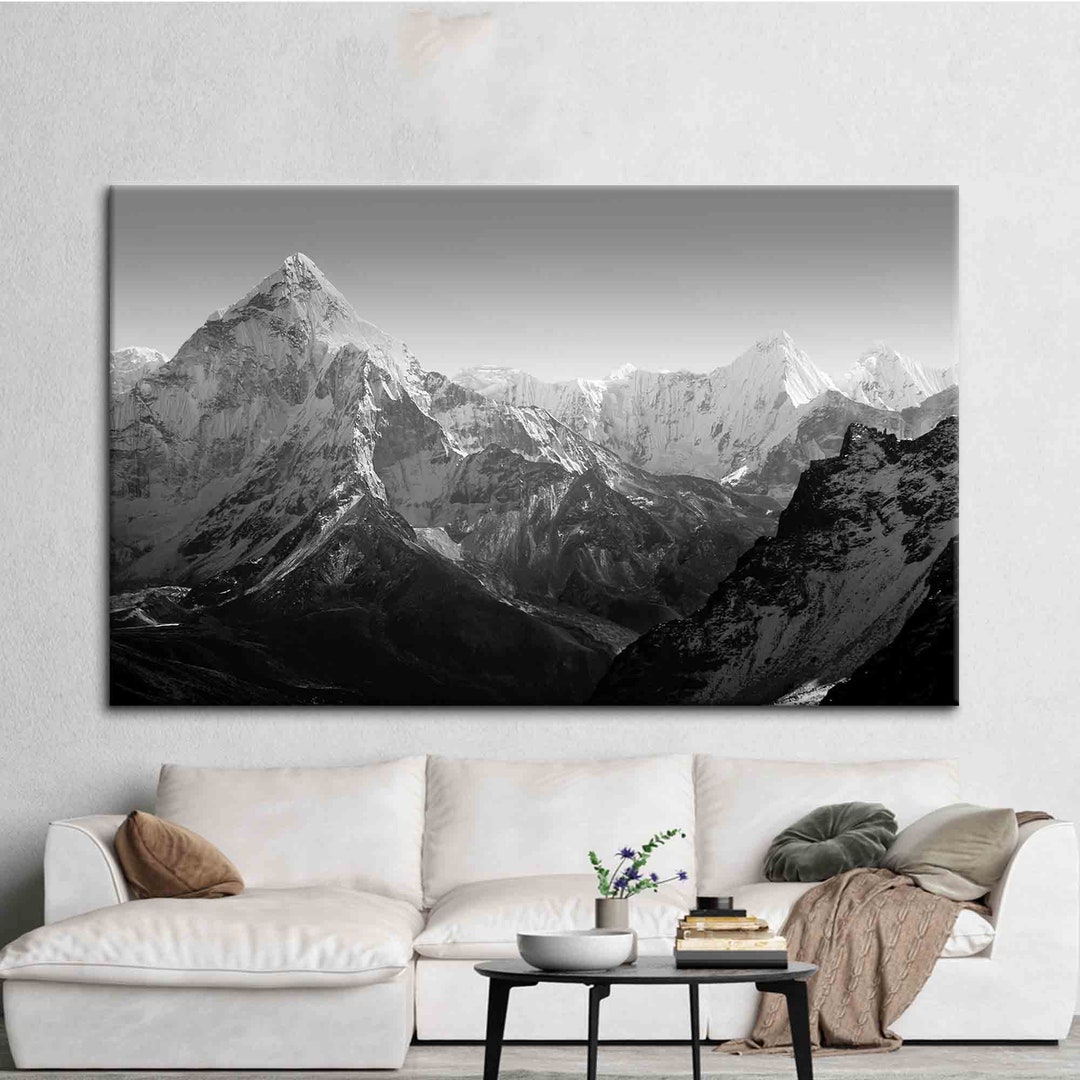 Wall Art Canvas, Canvas Gift, Canvas Print, Everest Base Camp, Mountain ...