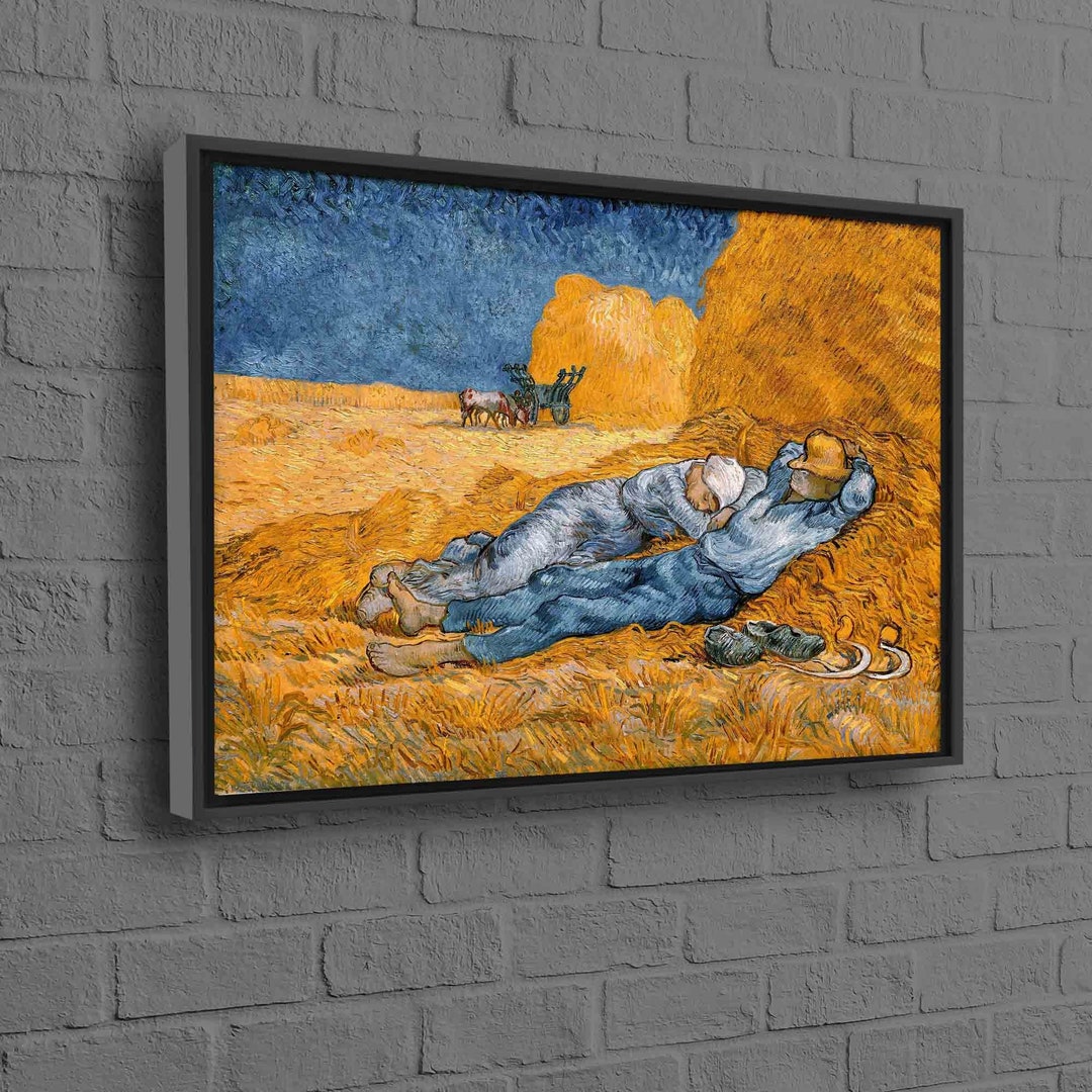 Van Gogh After Millet, Reproduction Art, Sleeping Couple Wall Decor ...