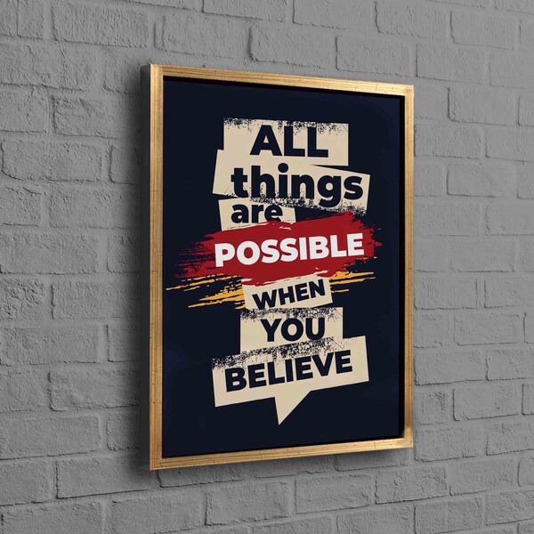 Inspirational Wall Art - Etsy