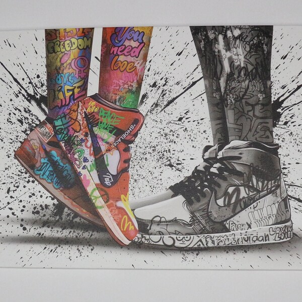 Graffiti Shoes - Etsy