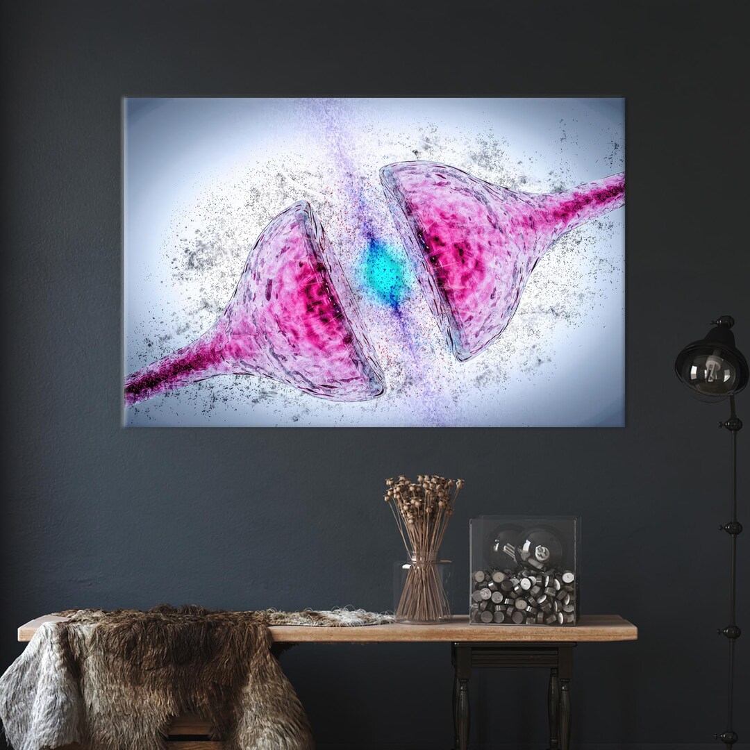 Science Neurology Brain Art, Science Wall Hangings, Synapses Cortical ...