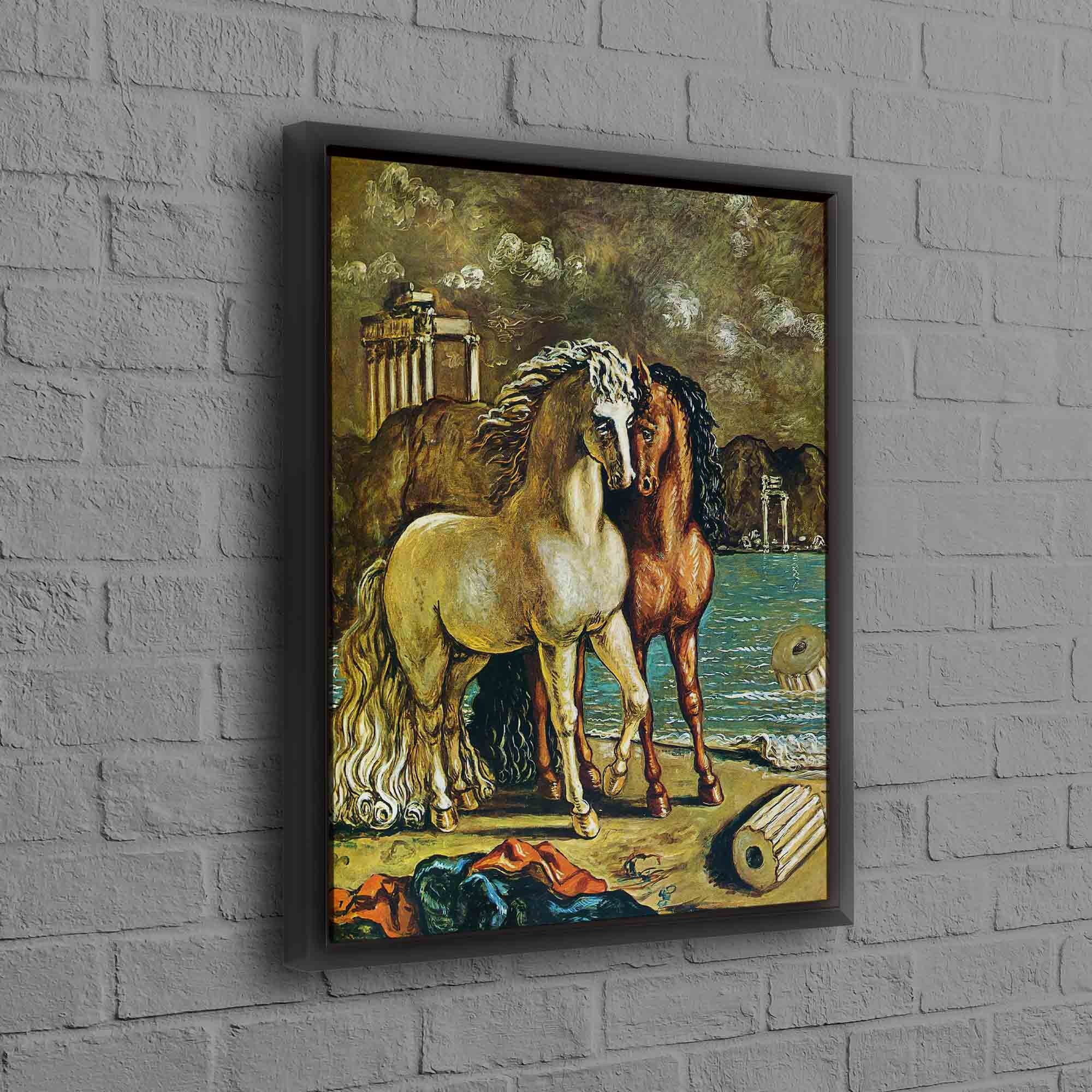 The Horses of Apollo Famous Art Canvas Giorgio De Chirico - Etsy