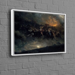Norse Mythology Canvas Poster, 3D Canvas, Framed Wall Art, the Wild ...