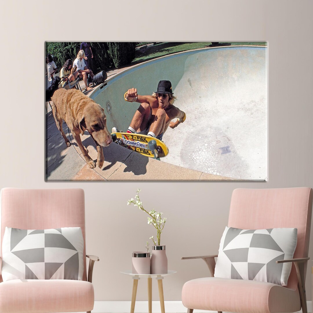 Modern Glass Wall, Dogtown Wall Hanging, Modern Art, Trendy Glass ...