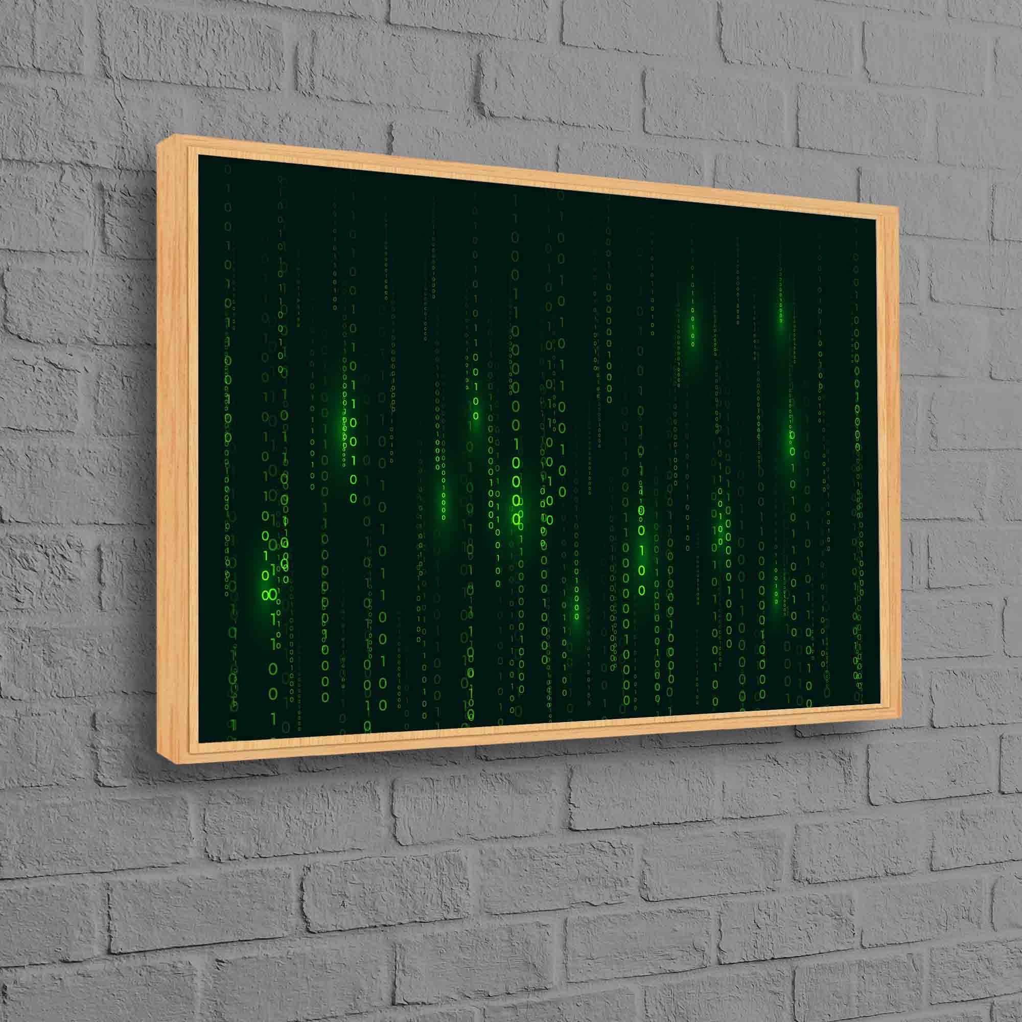 Computer Science Wall Art, Binary Code Canvas Gift, Personalized Gift ...