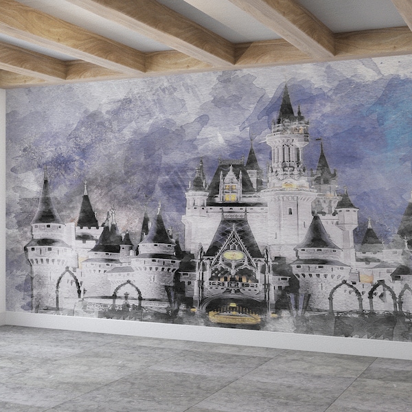 Disneyland Castle 3d Paper Art - Etsy