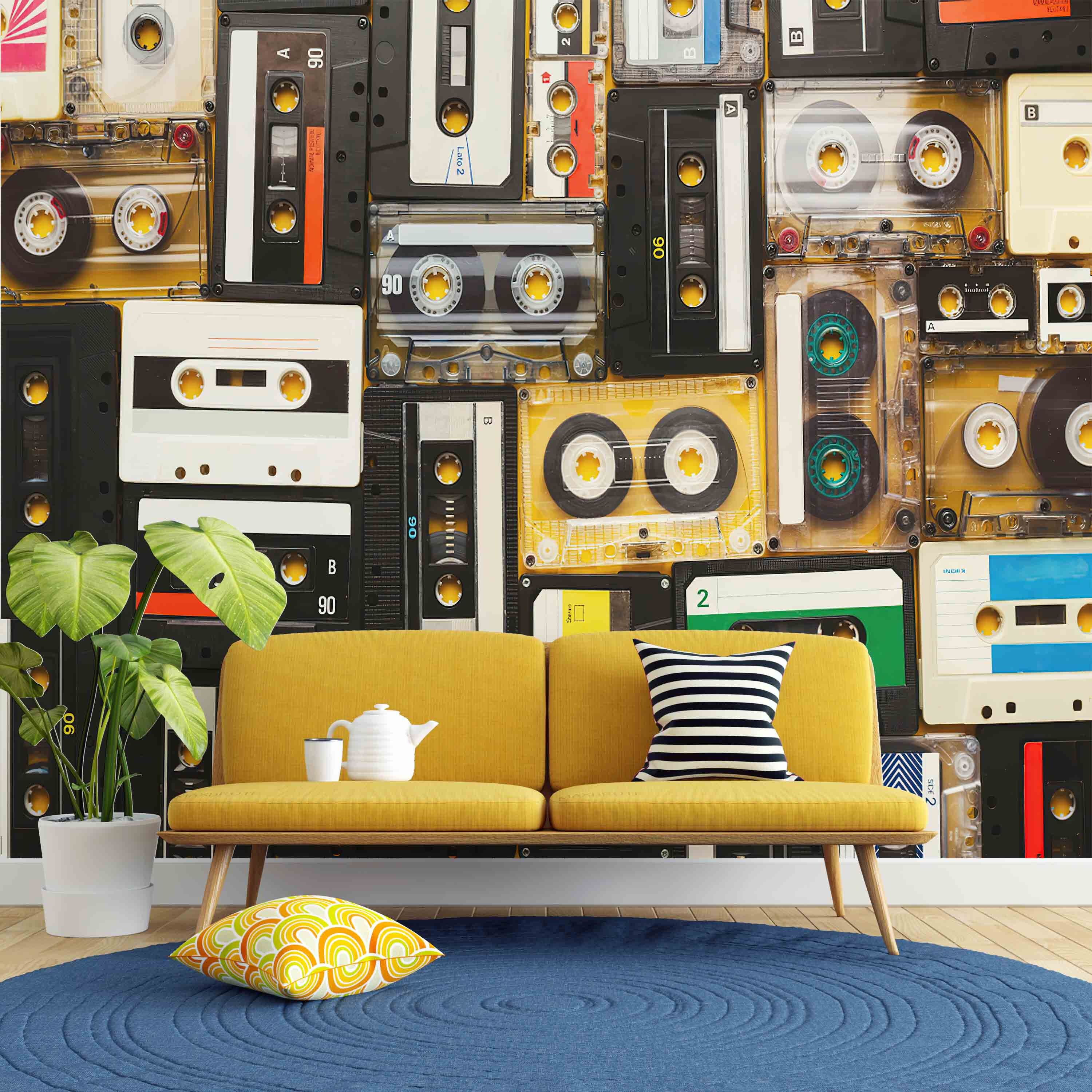 Old Cassette Wall Decor Retro Audio Cassette Wall Painting - Etsy