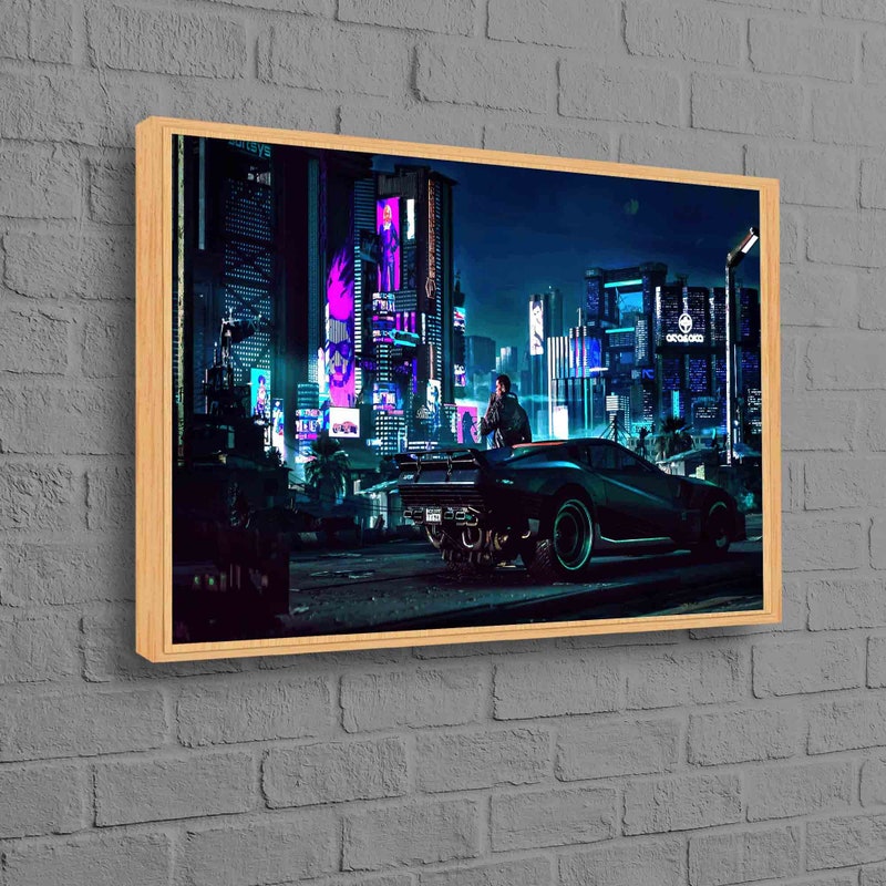 Cyberpunk Wall Art - Etsy