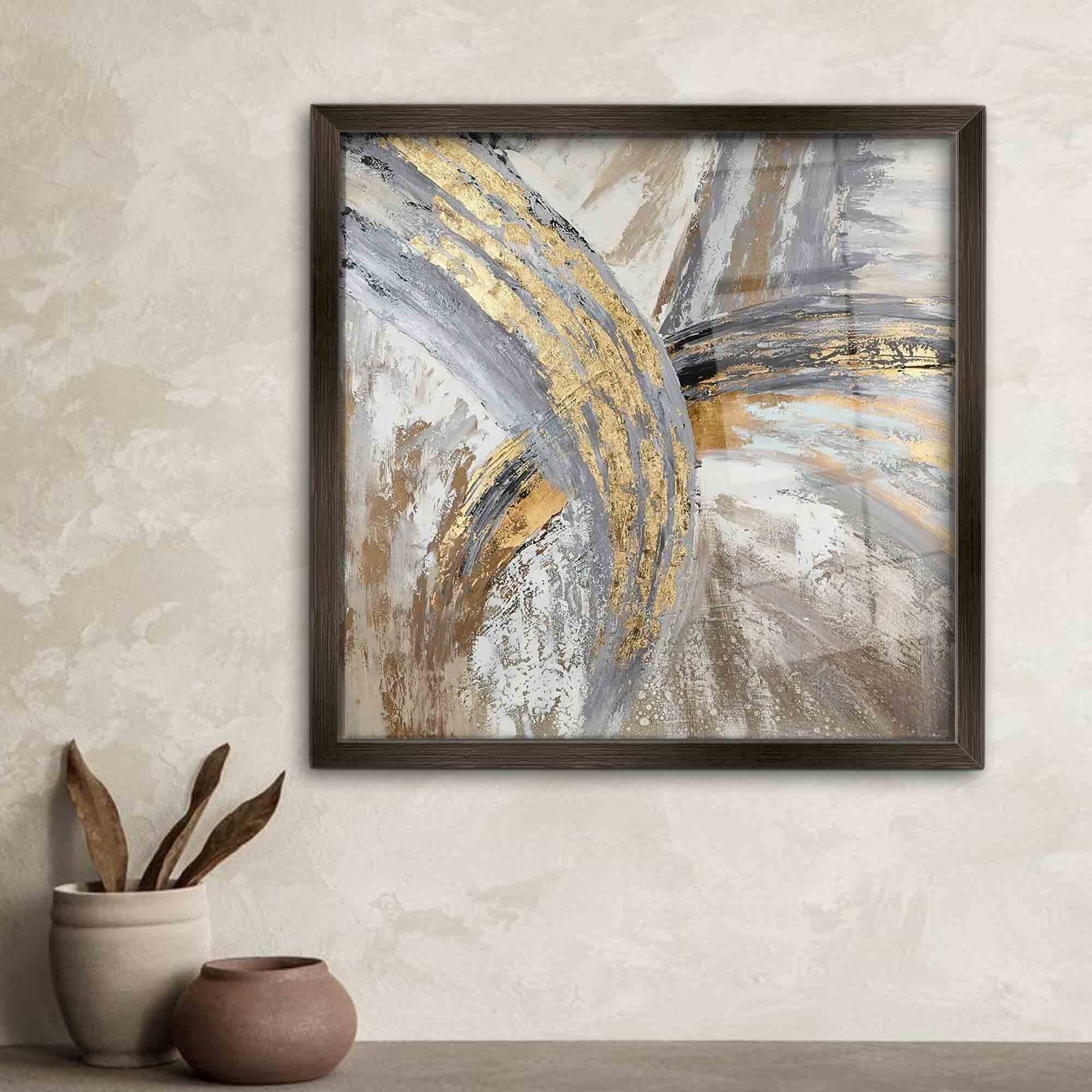 Marble Glass Art, Gray Glass Wall, Modern Glass Art, Sillver Glass ...