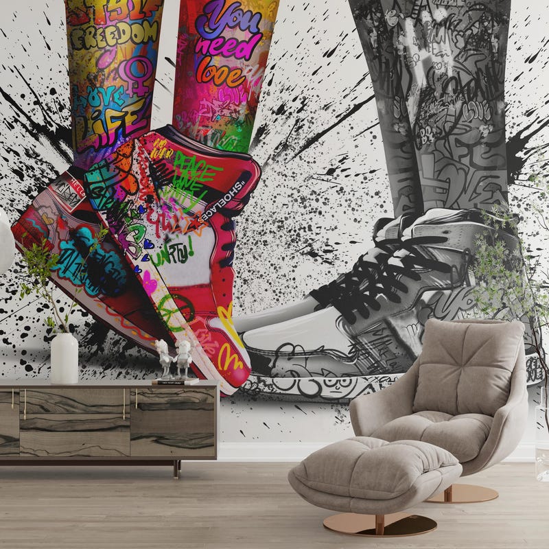 Graffiti Shoes - Etsy