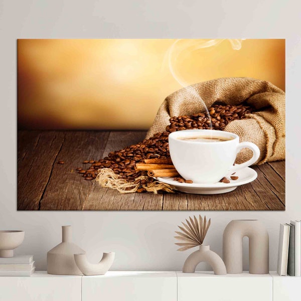 Coffee Canvas Art - Etsy