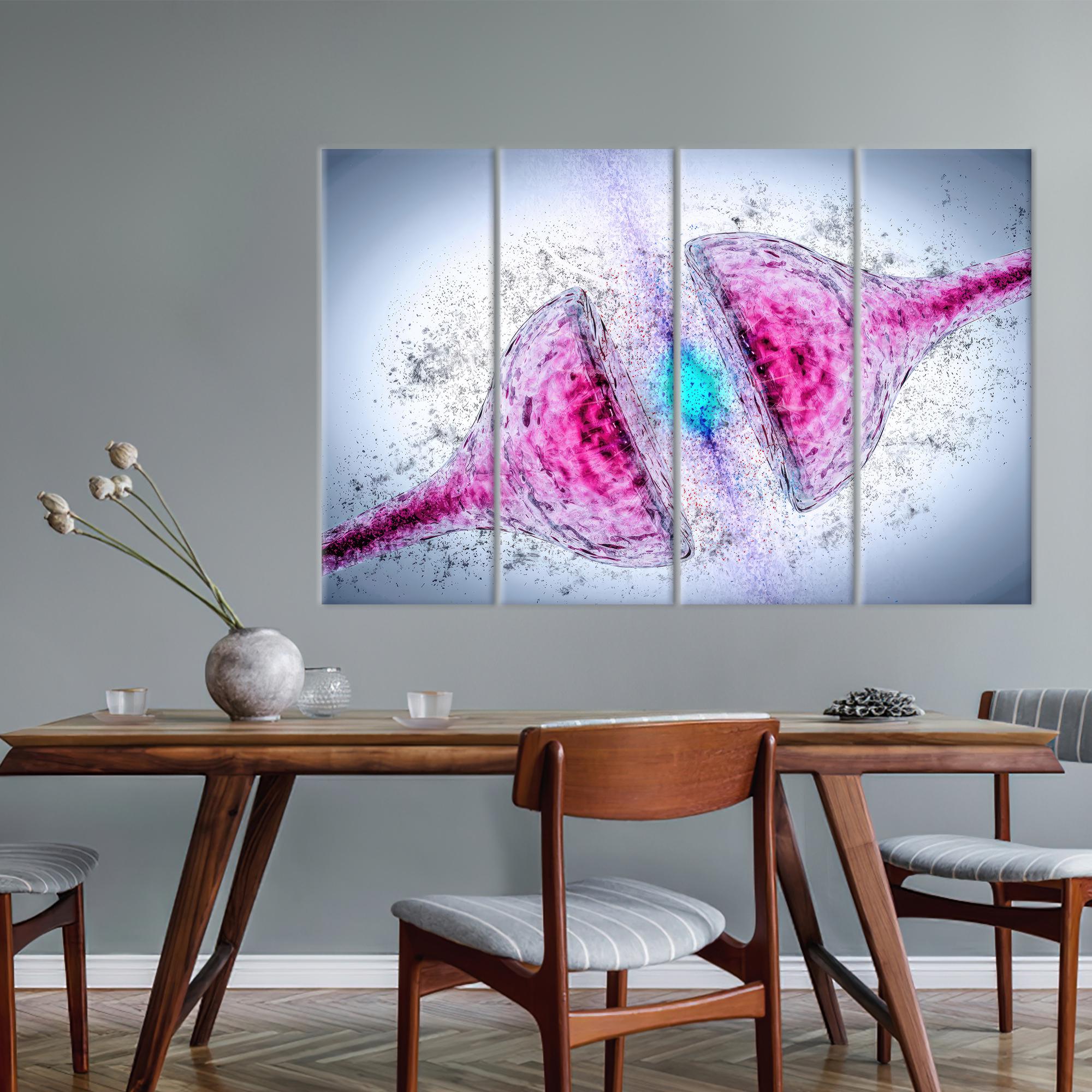 Science Neurology Brain Art, Science Wall Hangings, Synapses Cortical ...