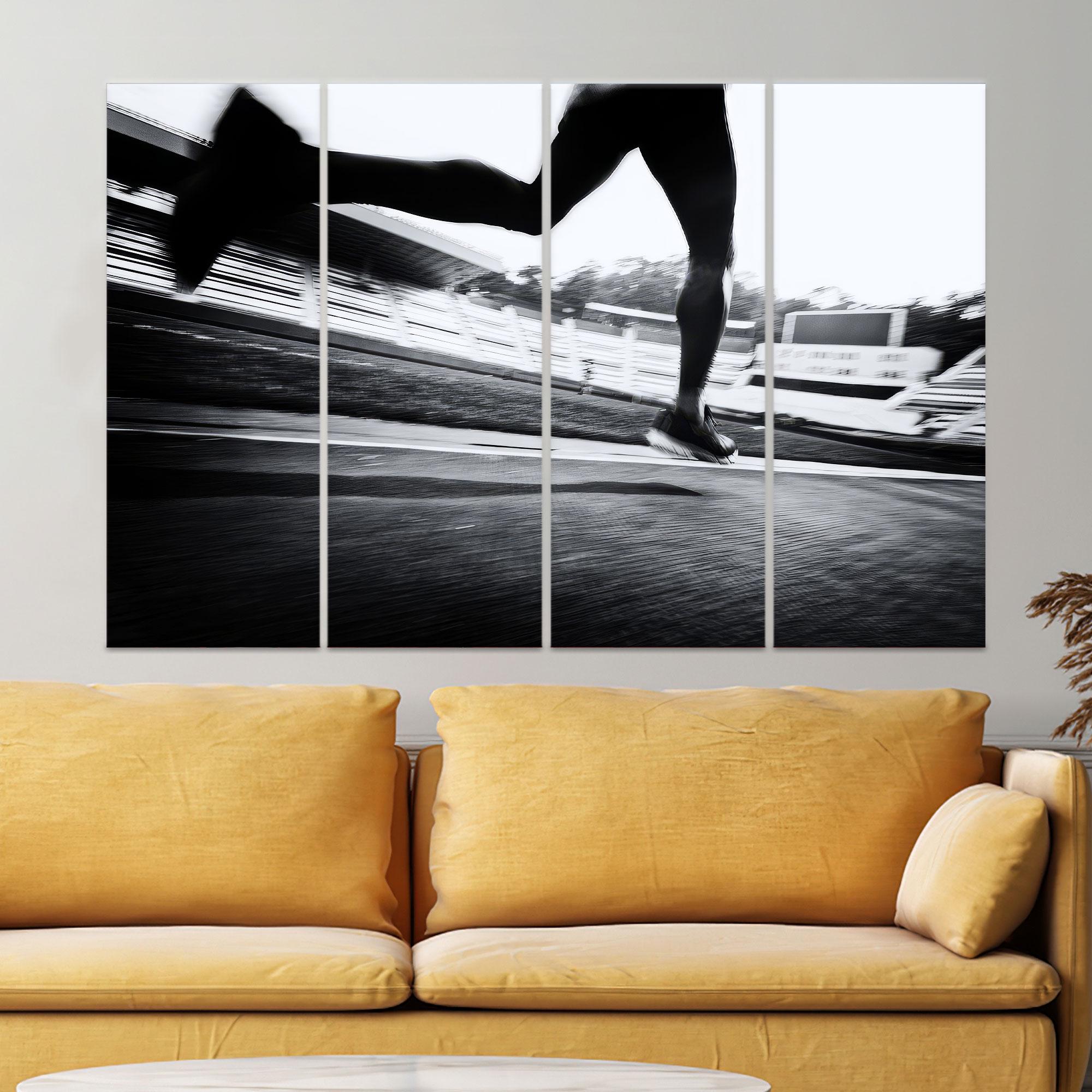 Running Wall Hanging, Personalized Gifts, Sports Wall Hanging, Room ...