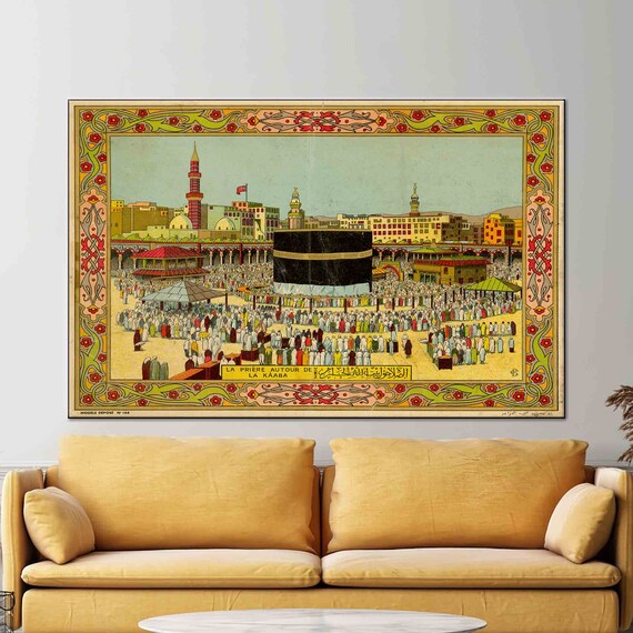 Kaaba Kaaba Wall Decor Muslim Wall Art Muslim Housewarming - Etsy