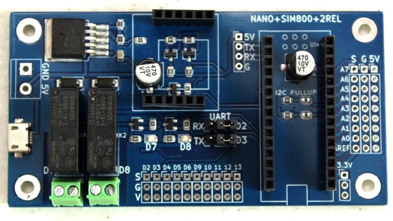 Arduino Nano SIM800 2relays Shield - Etsy