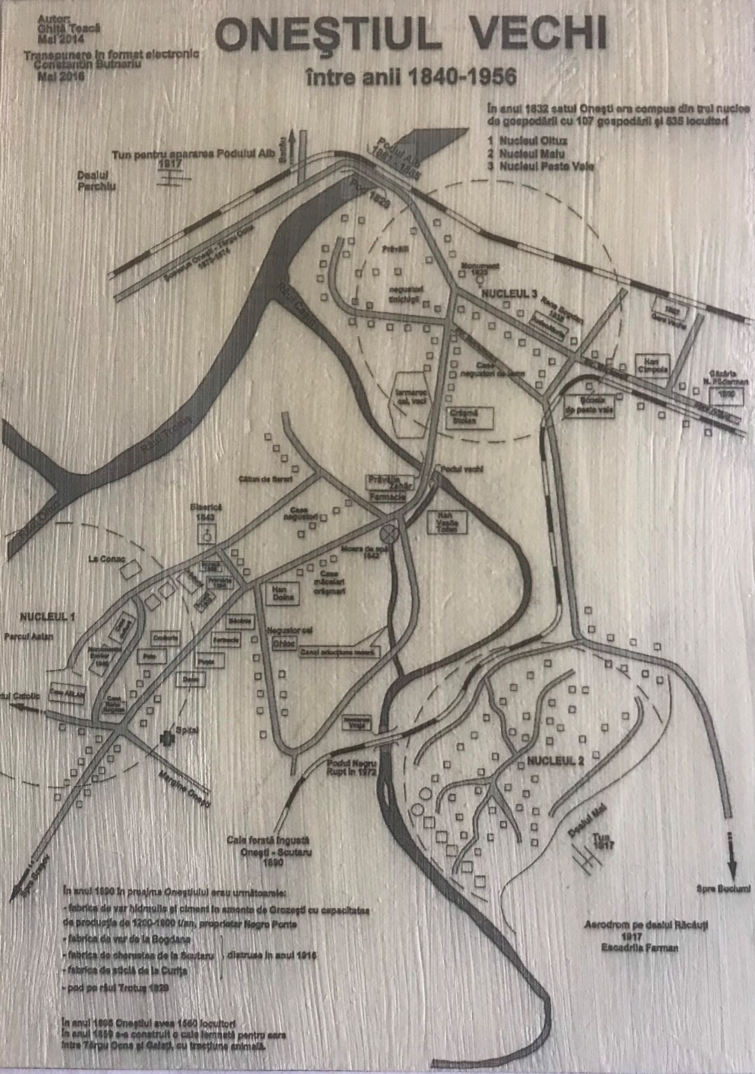 Map of Onesti Romania - Etsy