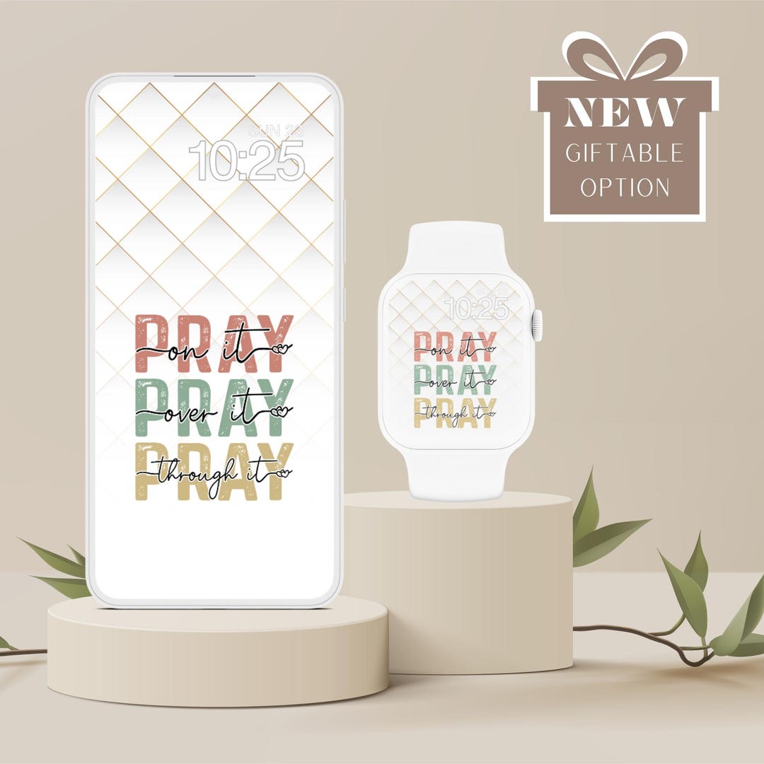 Christian 'pray on It Pray Over It Pray Through It' iPhone & Apple ...