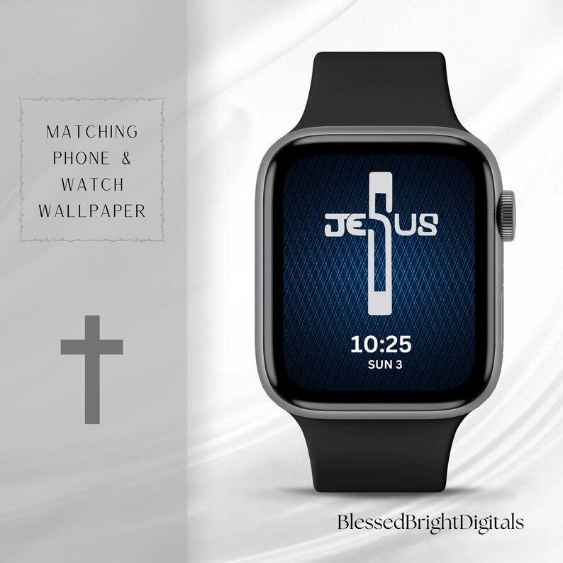 Mens Christian-themed Matching Smartphone & Smartwatch Wallpapers Faith ...