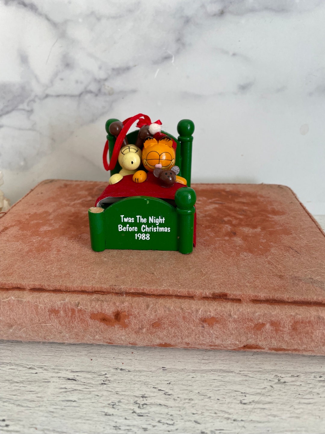 Vintage Garfield and Odie Ornament, Napping Garfield Ornament ...