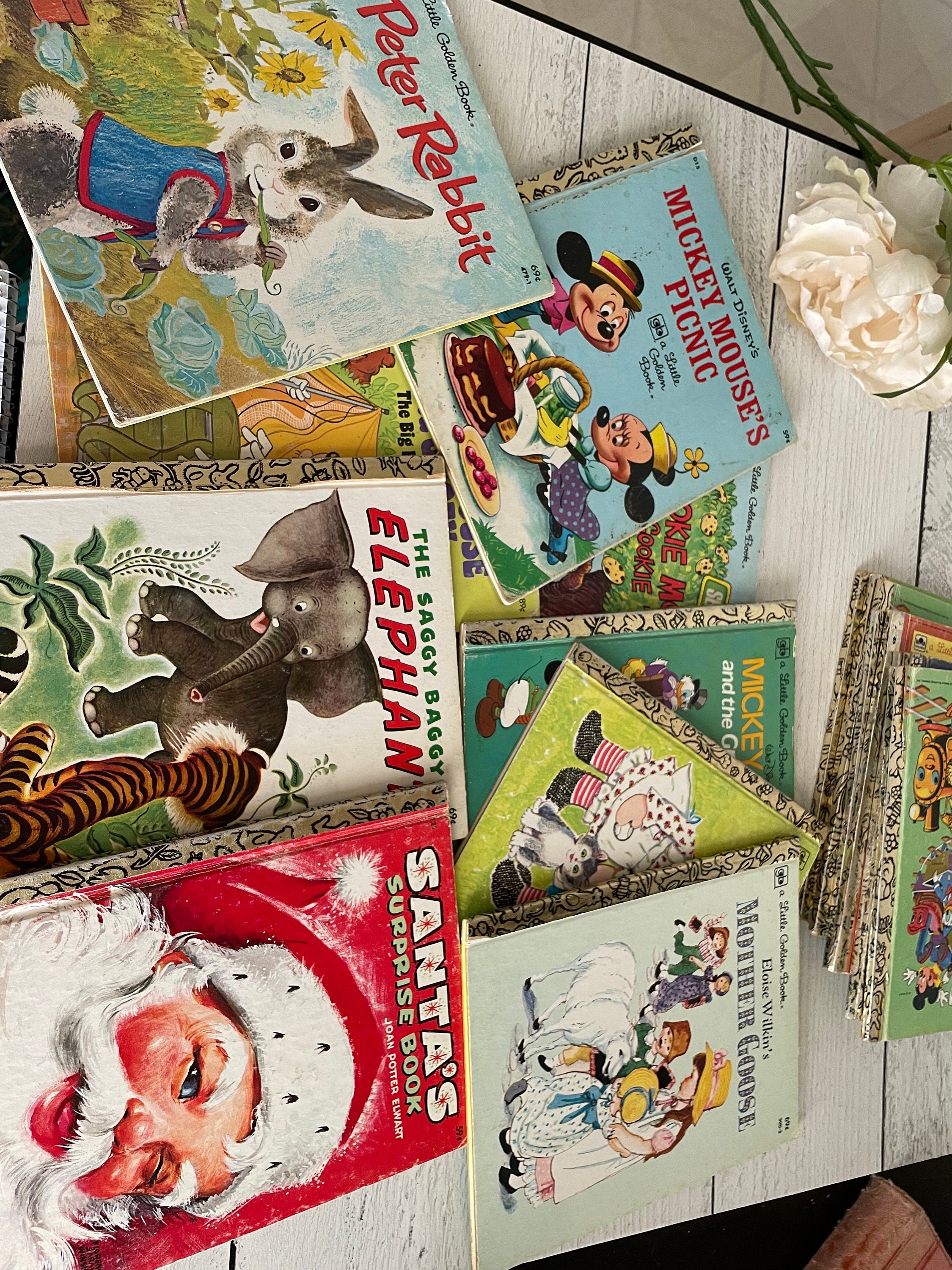 Little Golden Book Set, Vintage Children Books, Children Book Set, Old ...