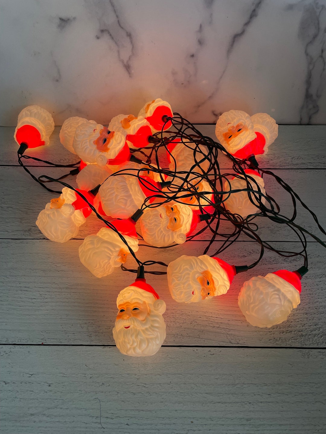 Santa Christmas Lights, String Christmas Lights, Santa Christmas Tree ...