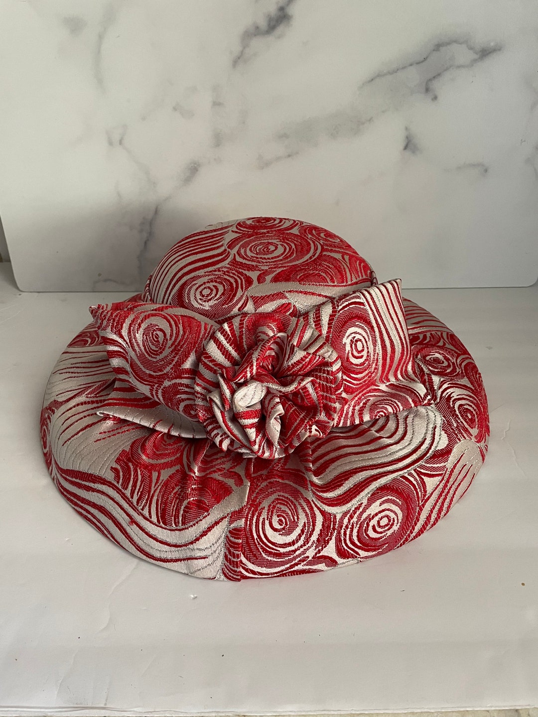 Child Red Derby Hat Girl Red Summer Hat Kentucky Derby Hat - Etsy