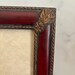 Vintage Picture Frame, Maroon Picture Frame, Rectangular Picture Frame ...