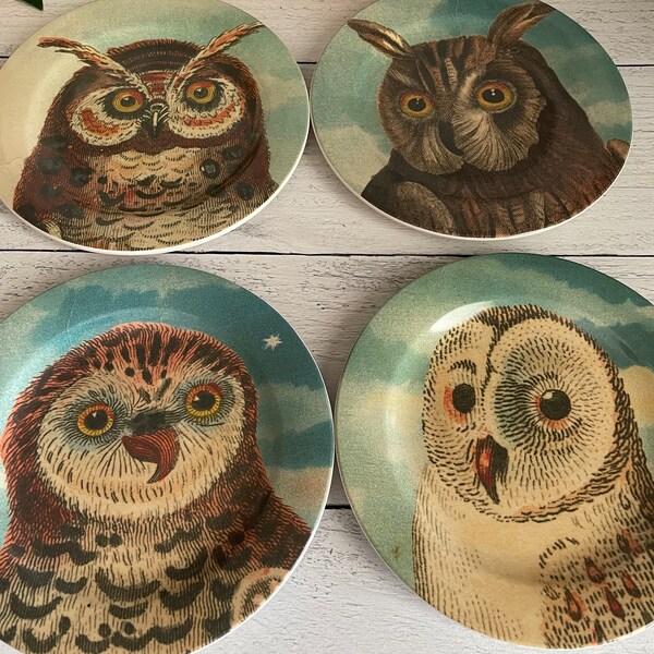Owl Collector Plate - Etsy