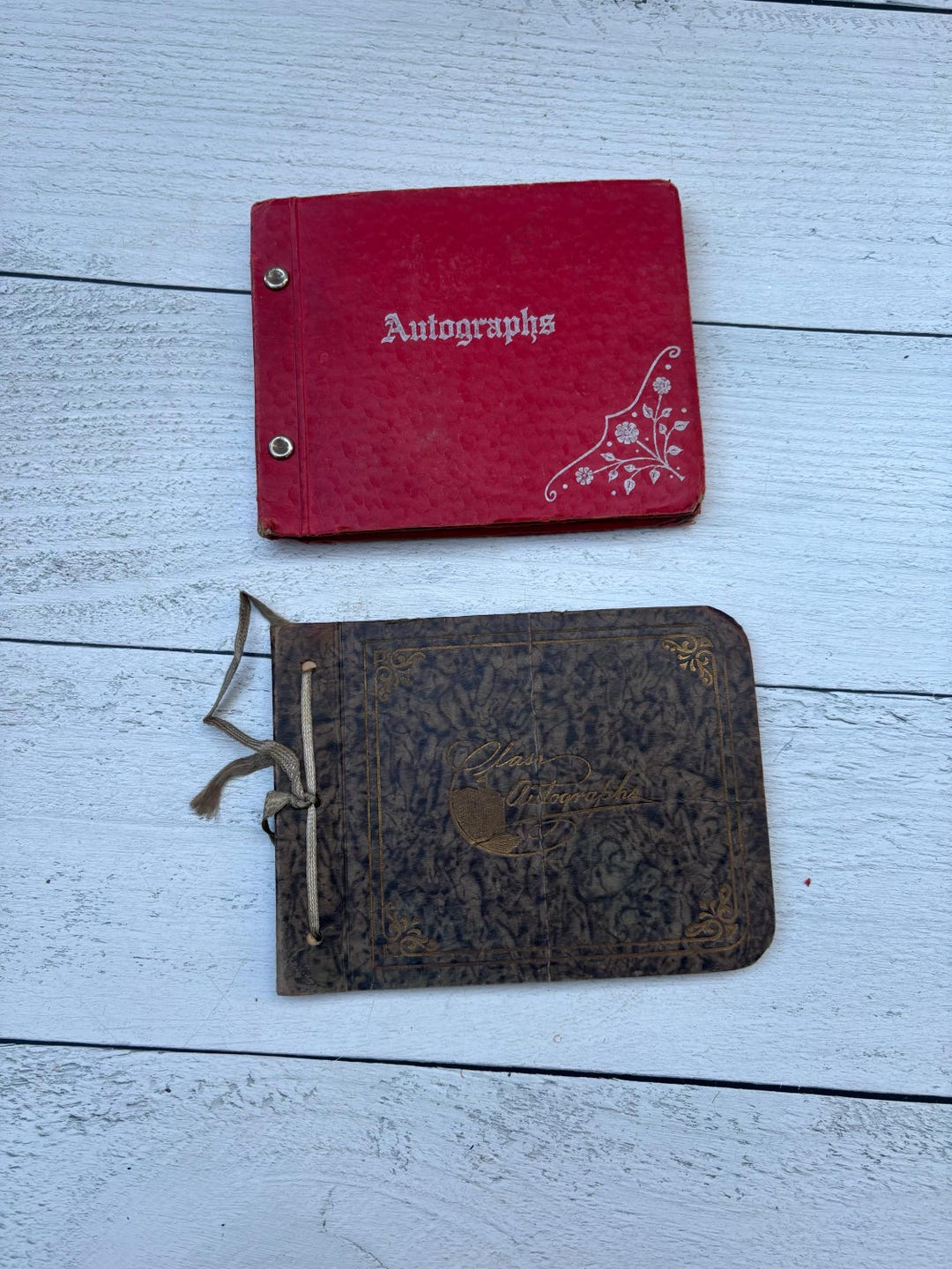 Vintage Yearbook, School Autograph Book Vintage 1930s, Cursive ...