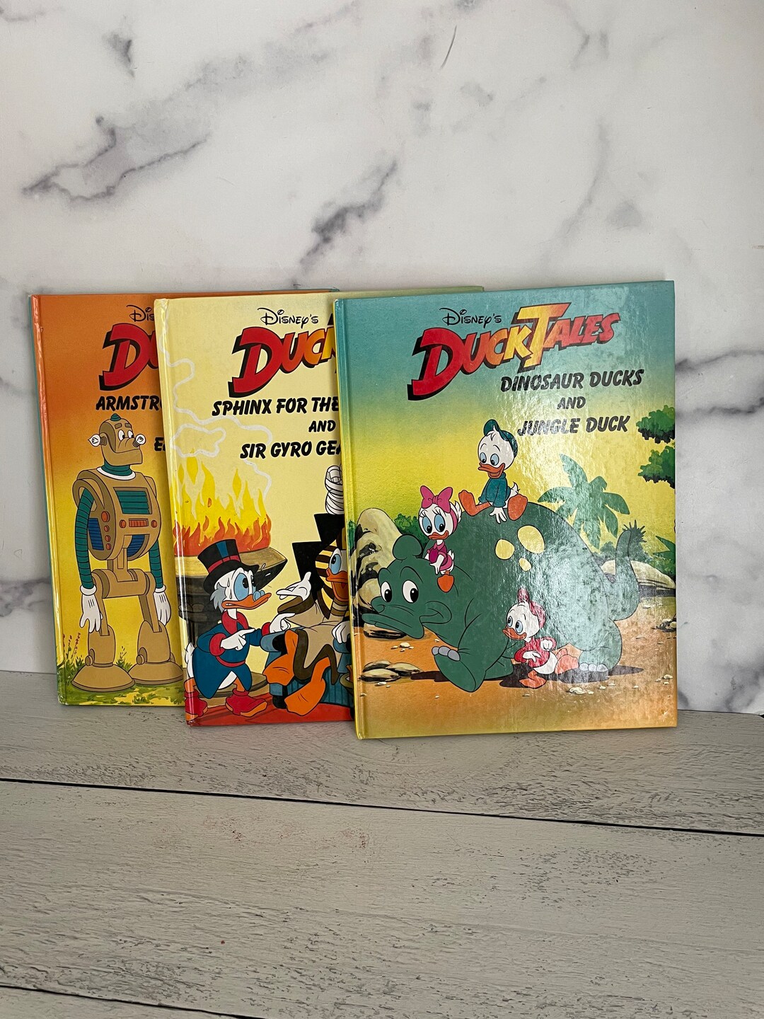 Duck Tales Books, Armstrong the Robot and Earthquack, Dinosaur Ducks ...