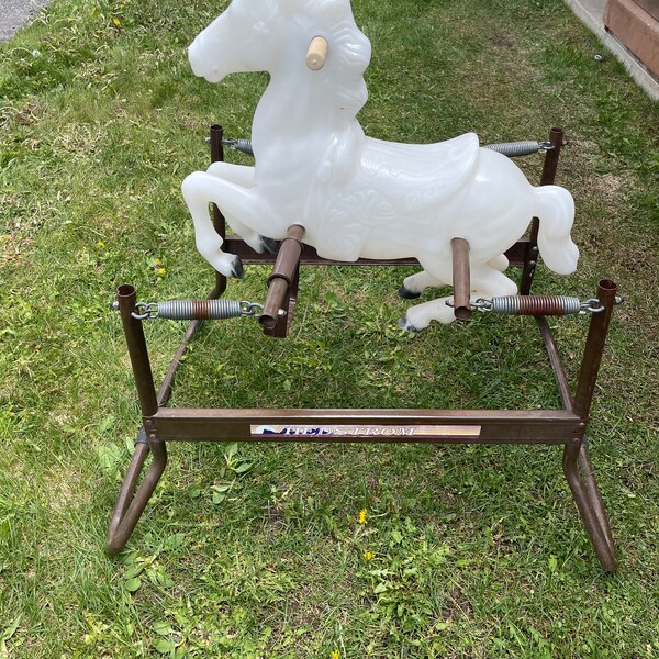 White Rocking Horse - Etsy