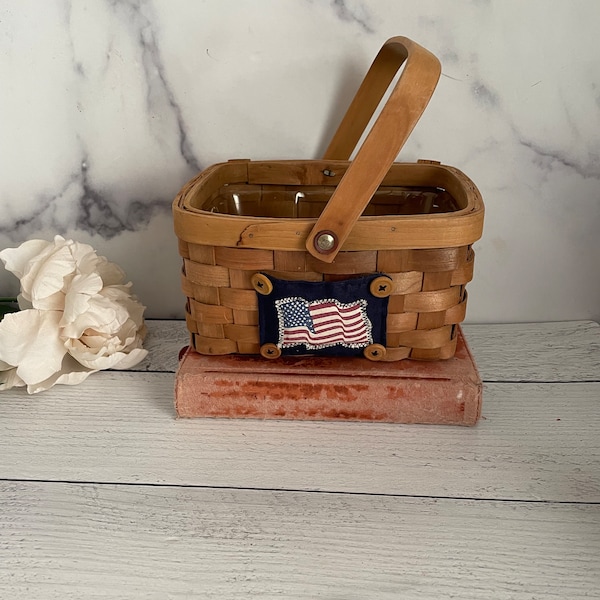 American Flag Basket - Etsy